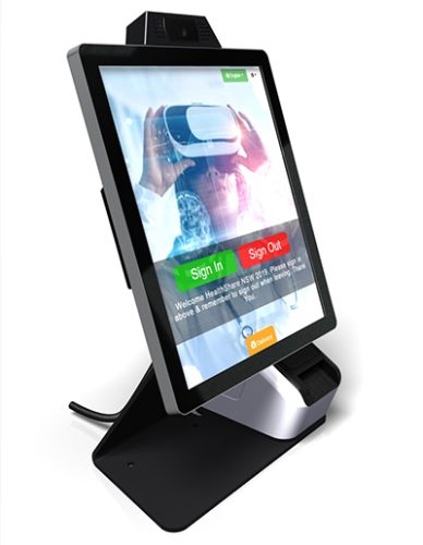 19" Compact Portrait Touch Screen Kiosk | KIO-LITE-190P